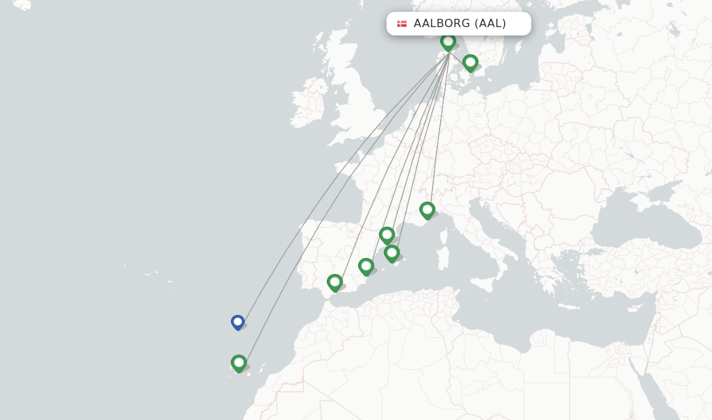 Norwegian Air Sweden flights from Aalborg, AAL - FlightsFrom.com