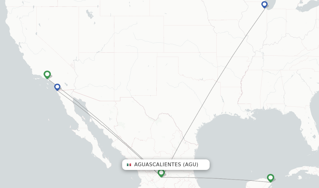 Volaris flights from Aguascalientes, AGU - FlightsFrom.com