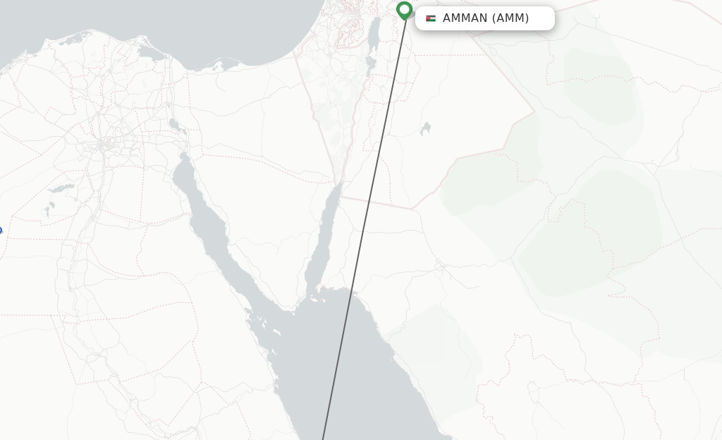 Direct (non-stop) flights from Amman to Marsa Alam - schedules ...