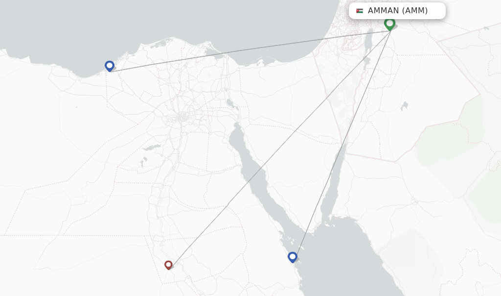 Air Cairo flights from Amman, AMM - FlightsFrom.com