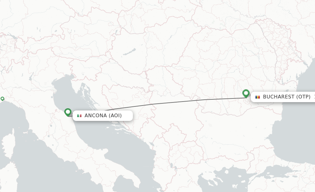 Direct (non-stop) flights from Ancona to Bucharest - schedules ...