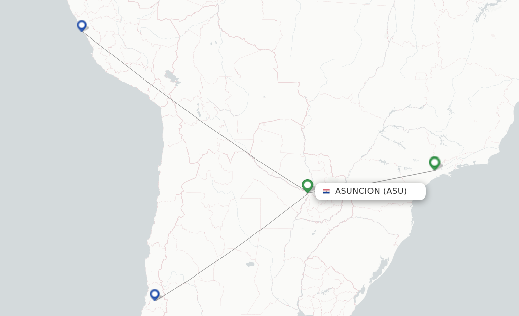 LATAM flights from Asuncion, ASU - FlightsFrom.com