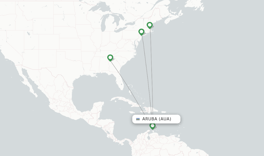 Delta flights from Aruba, AUA - FlightsFrom.com