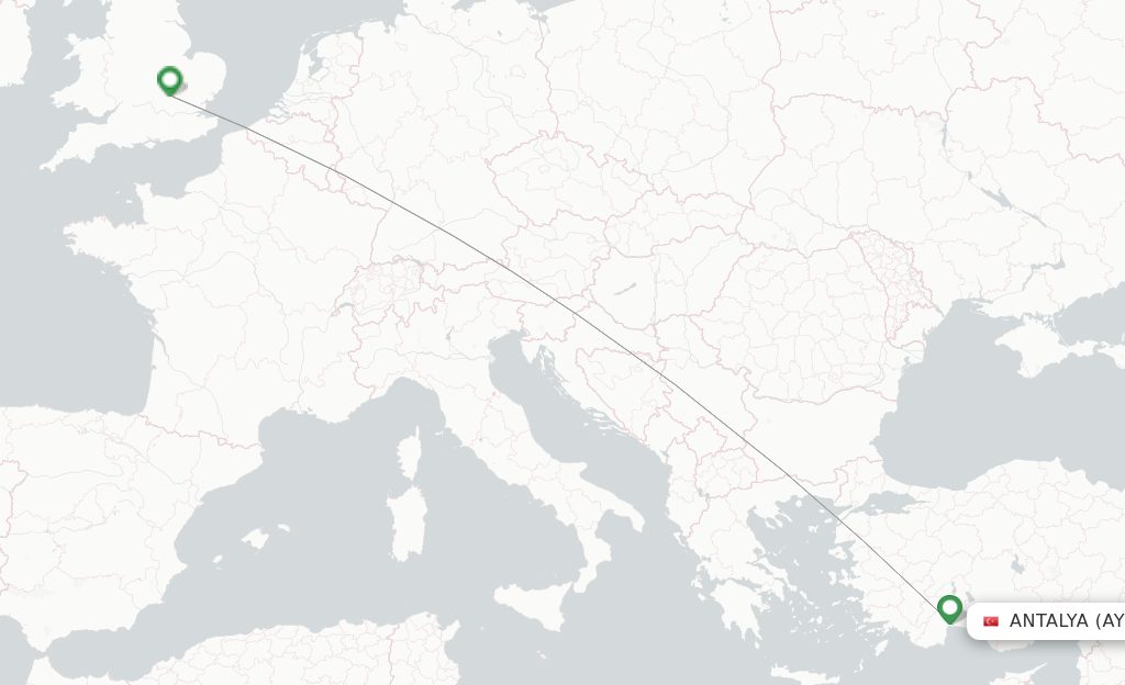 Wizz Air UK flights from Antalya, AYT - FlightsFrom.com