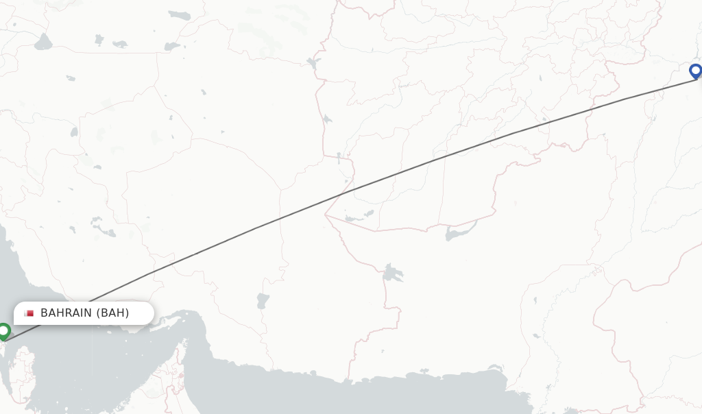 Direct (non-stop) flights from Bahrain to Islamabad - schedules ...