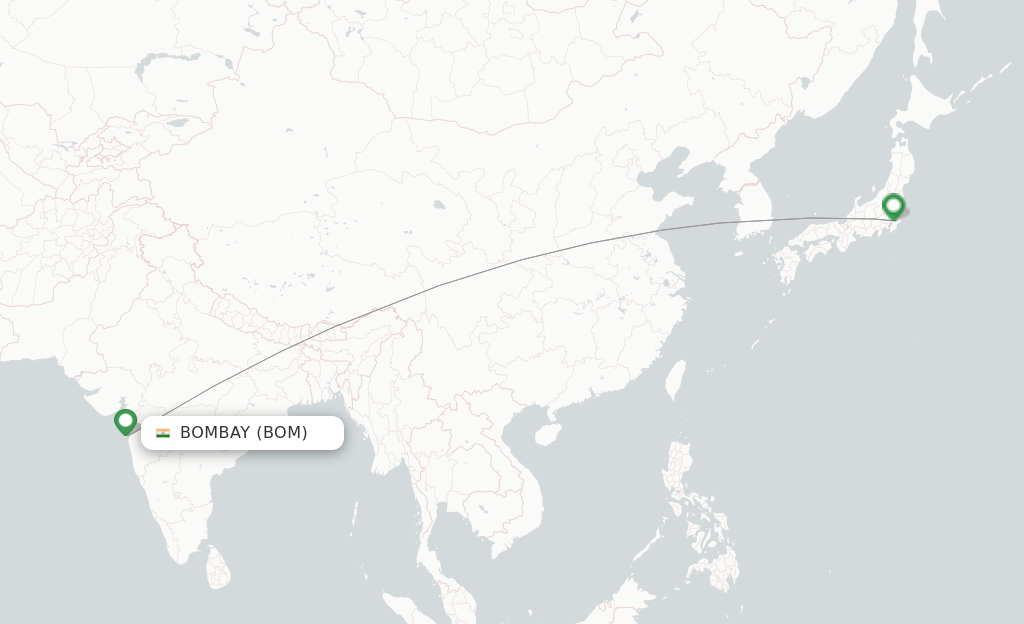 ANA flights from Mumbai, BOM - FlightsFrom.com