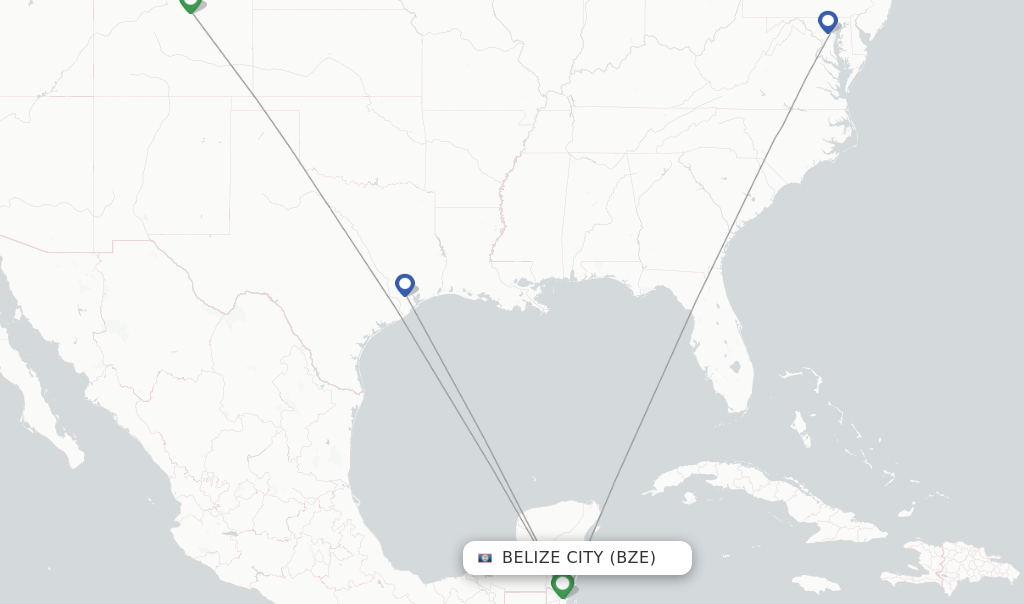 Southwest flights from Belize City, BZE - FlightsFrom.com