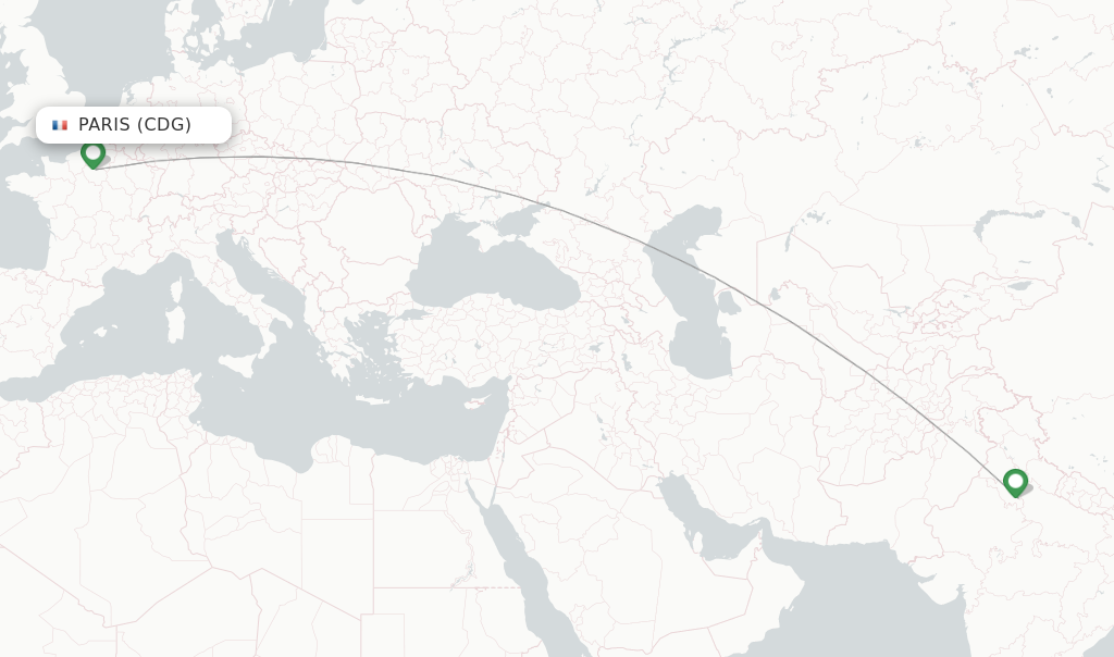 Air India flights from Paris, CDG - FlightsFrom.com