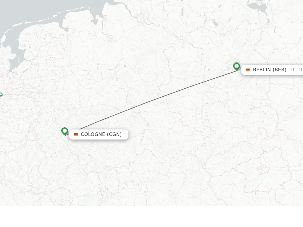 Direct (non-stop) flights from Cologne to Berlin - schedules ...