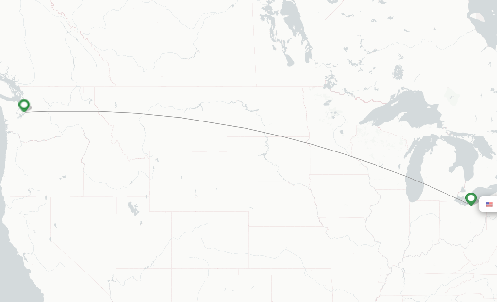 Alaska Airlines flights from Cleveland, CLE - FlightsFrom.com