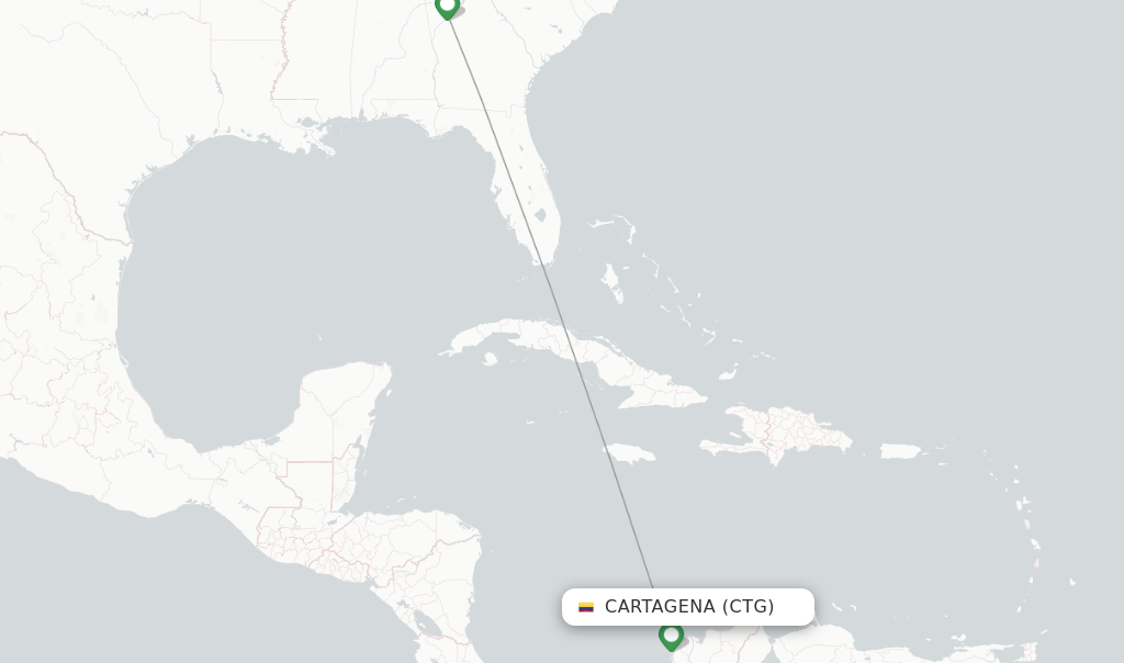 Delta flights from Cartagena, CTG - FlightsFrom.com