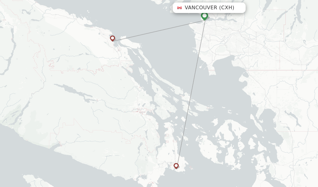 Helijet International flights from Vancouver, CXH - FlightsFrom.com