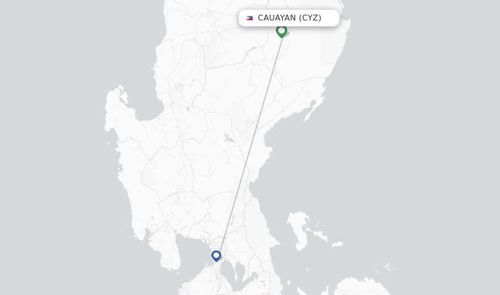 Cebu Pacific flights from Cauayan, CYZ - FlightsFrom.com
