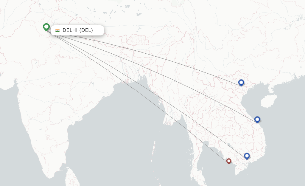 VietJet flights from Delhi, DEL - FlightsFrom.com