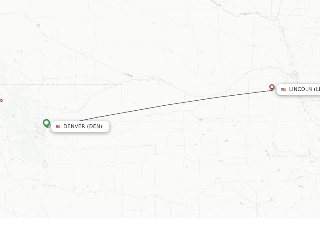 Direct (non-stop) flights from Denver to Lincoln - schedules ...