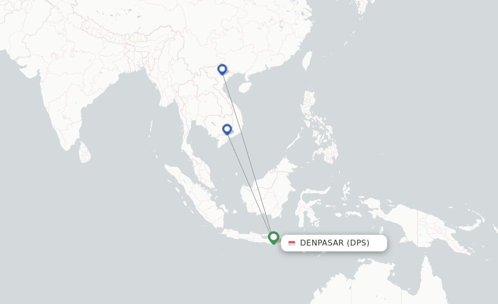 VietJet flights from Denpasar, DPS - FlightsFrom.com
