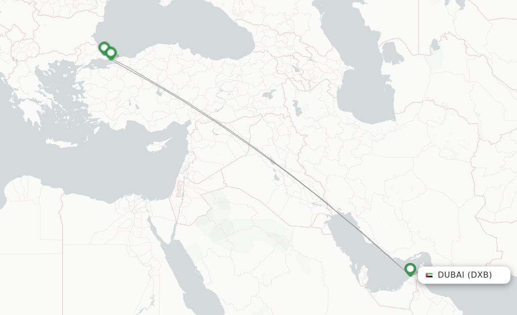 Turkish Airlines flights from Dubai, DXB - FlightsFrom.com