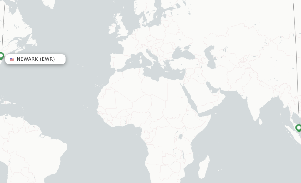 Singapore Airlines flights from New York, EWR - FlightsFrom.com