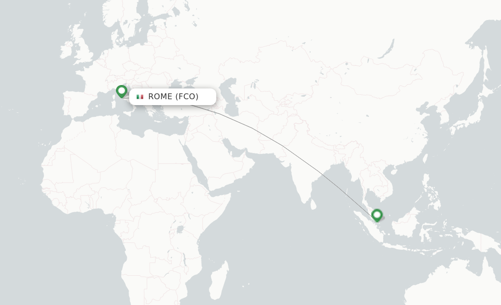 Singapore Airlines flights from Rome, FCO - FlightsFrom.com