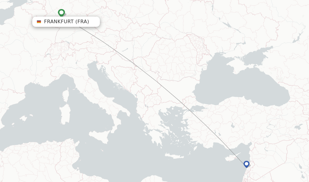 Middle East Airlines flights from Frankfurt, FRA - FlightsFrom.com