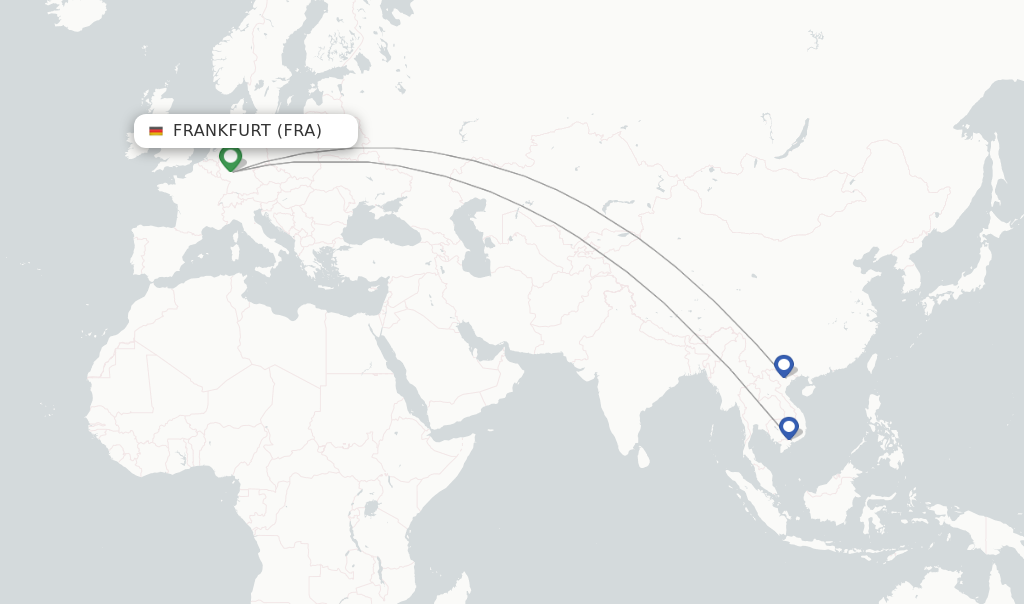 Vietnam Airlines flights from Frankfurt, FRA - FlightsFrom.com