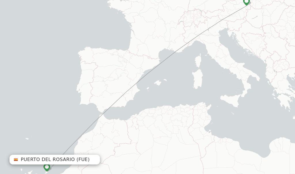Austrian flights from Puerto del Rosario, FUE - FlightsFrom.com