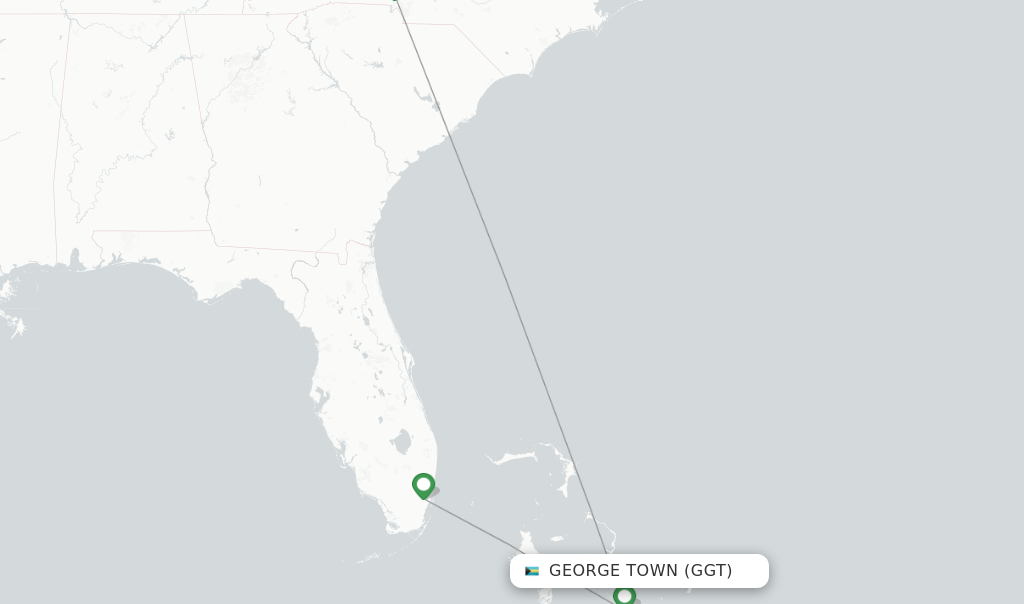 American Airlines flights from George Town, GGT - FlightsFrom.com
