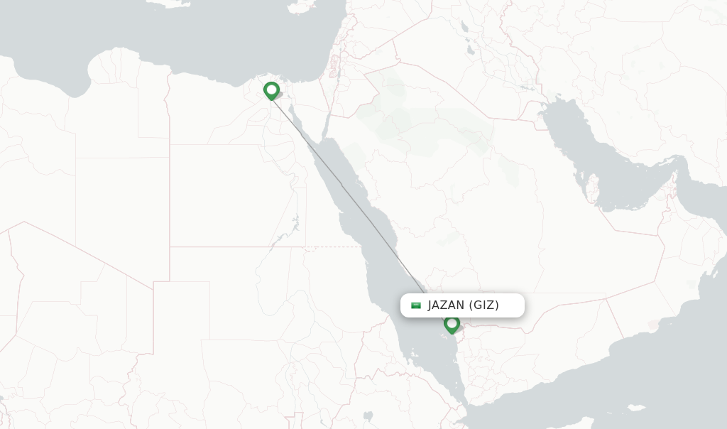 Nile Air flights from Jazan, GIZ - FlightsFrom.com