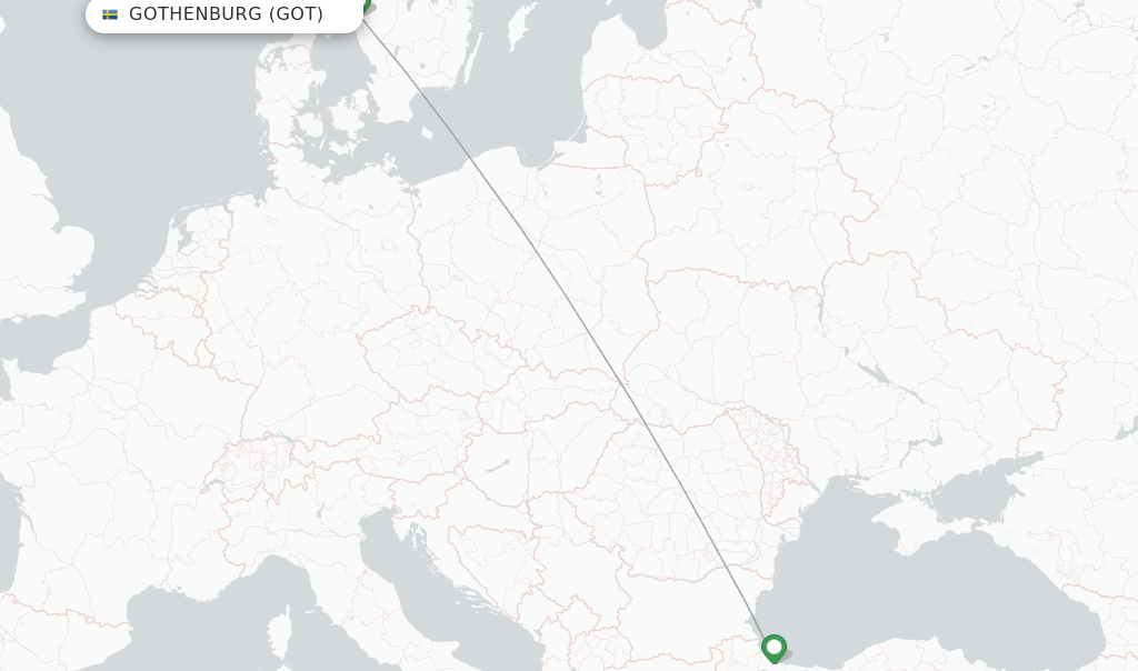 Turkish Airlines flights from Gothenburg, GOT - FlightsFrom.com
