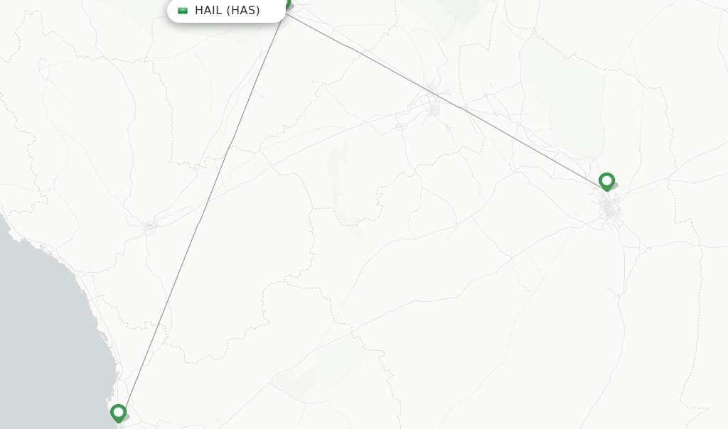 Saudia flights from Hail, HAS - FlightsFrom.com