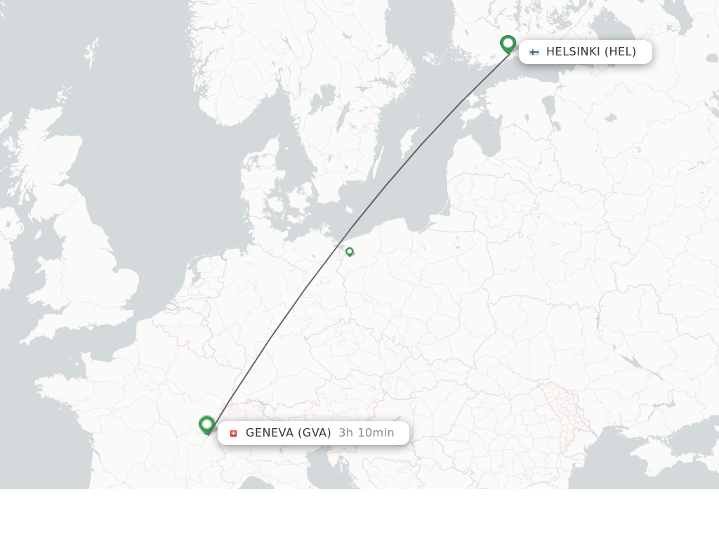 Direct (non-stop) flights from Helsinki to Geneva - schedules ...