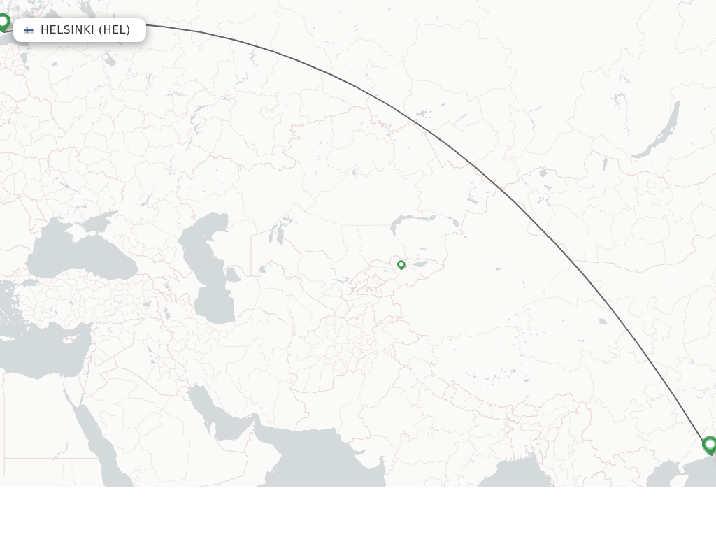 Direct (non-stop) flights from Helsinki to Hong Kong - schedules ...