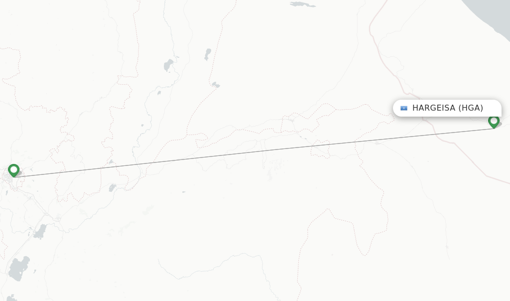 Ethiopian flights from Hargeisa, HGA - FlightsFrom.com