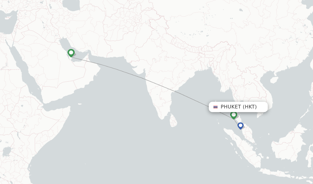 Qatar Airways flights from Phuket, HKT - FlightsFrom.com