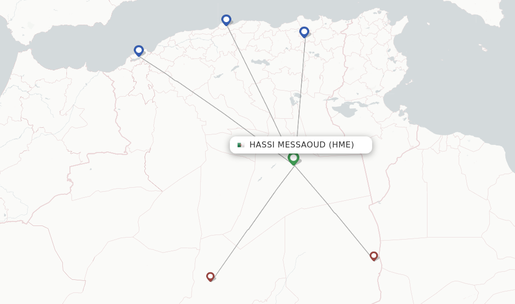 Air Algerie flights from Hassi Messaoud, HME - FlightsFrom.com