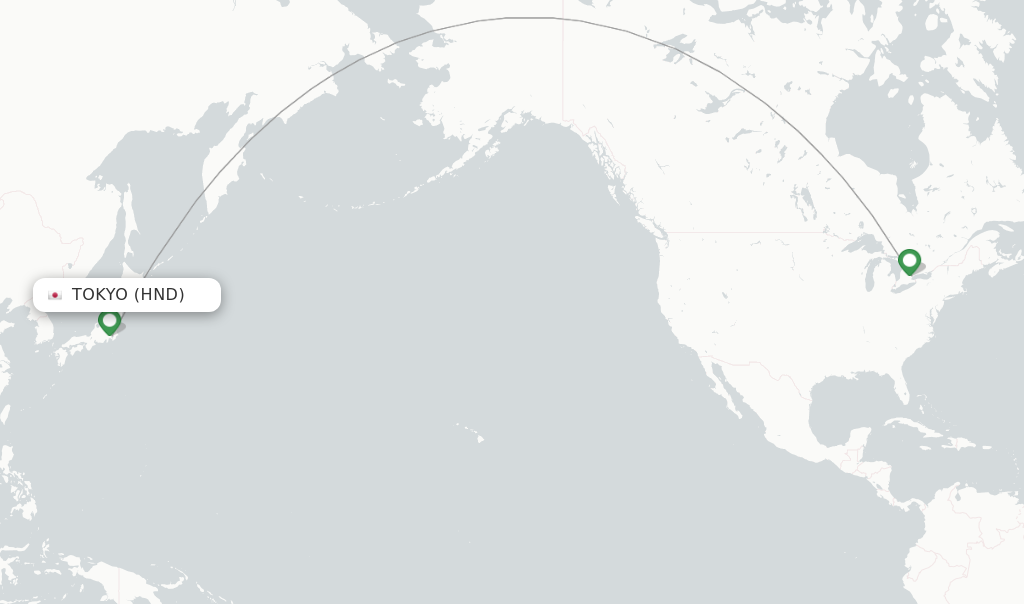 Air Canada flights from Tokyo, HND - FlightsFrom.com