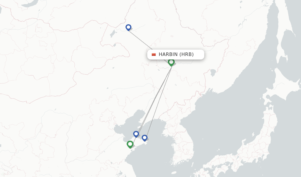 Qingdao Airlines flights from Harbin, HRB - FlightsFrom.com
