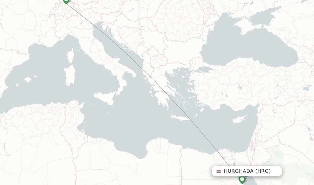 Edelweiss flights from Hurghada, HRG - FlightsFrom.com