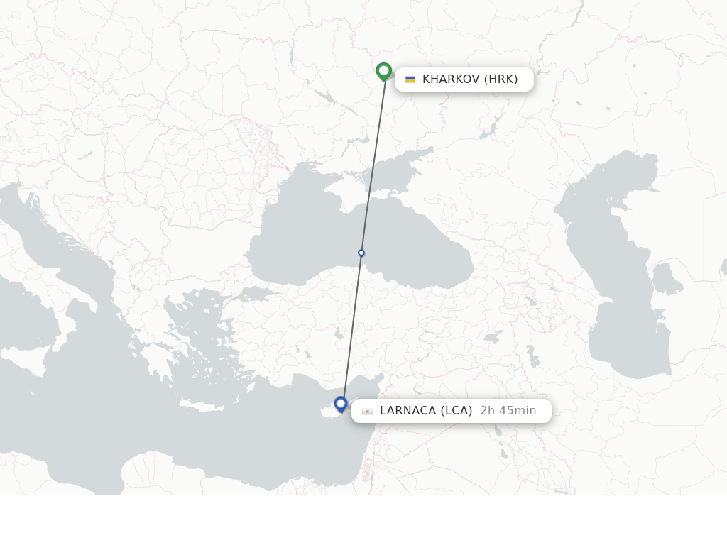 Direct (non-stop) flights from Kharkov to Larnaca - schedules ...
