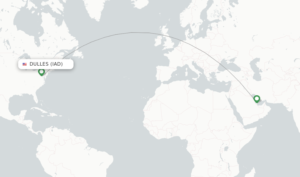 Qatar Airways flights from Dulles, IAD - FlightsFrom.com