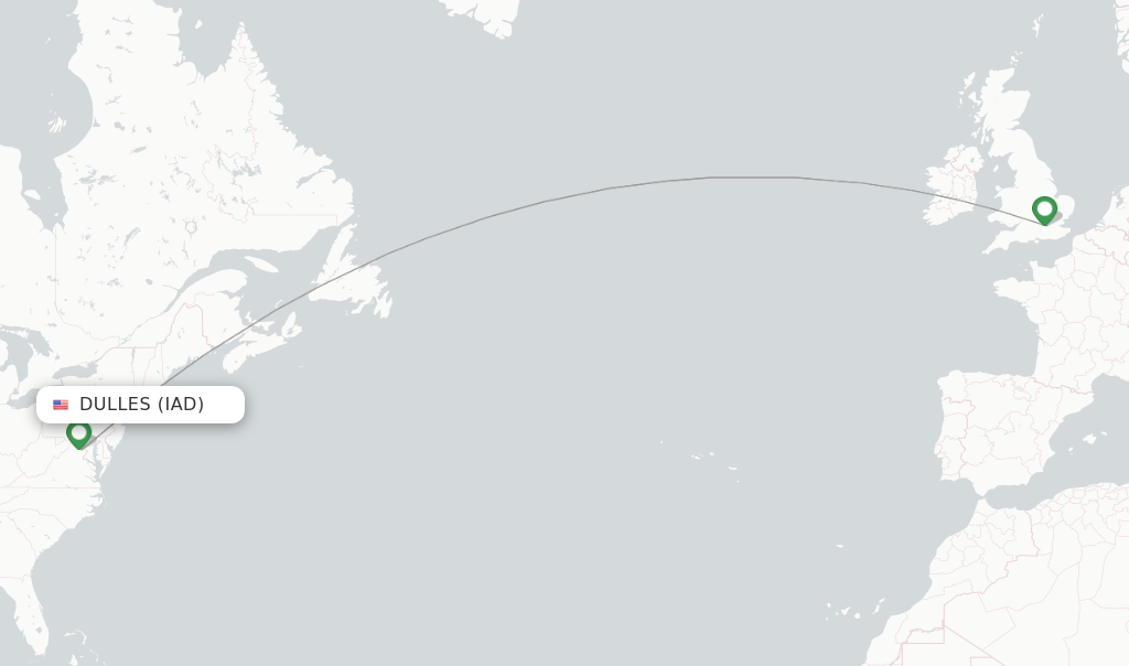 Virgin Atlantic flights from Dulles, IAD - FlightsFrom.com