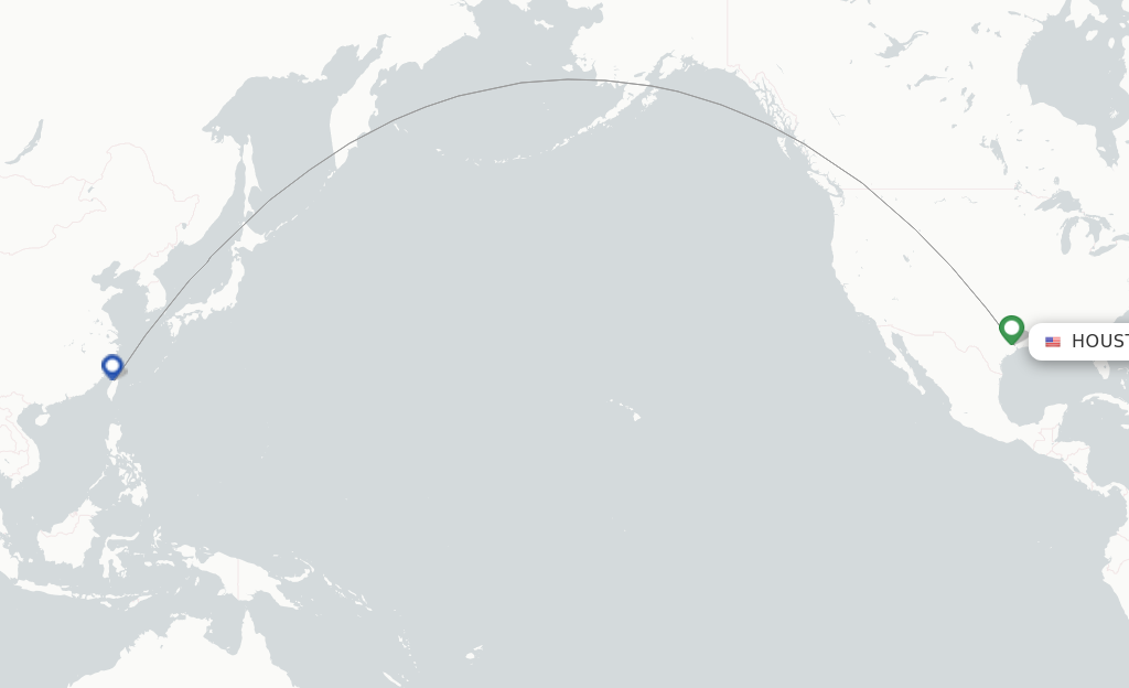 EVA Air flights from Houston, IAH - FlightsFrom.com