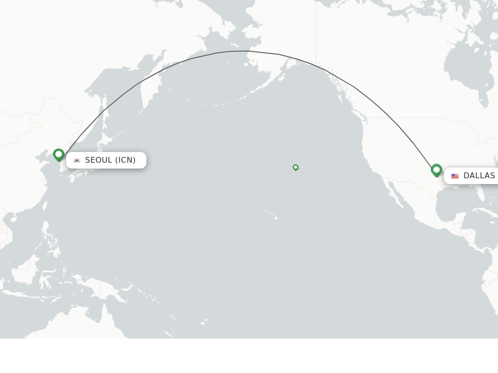 Direct non stop Flights From Seoul To Dallas Schedules Direct non stop Flights From Seoul To Dallas Schedules