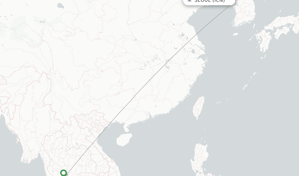 Thai Airways flights from Seoul, ICN - FlightsFrom.com