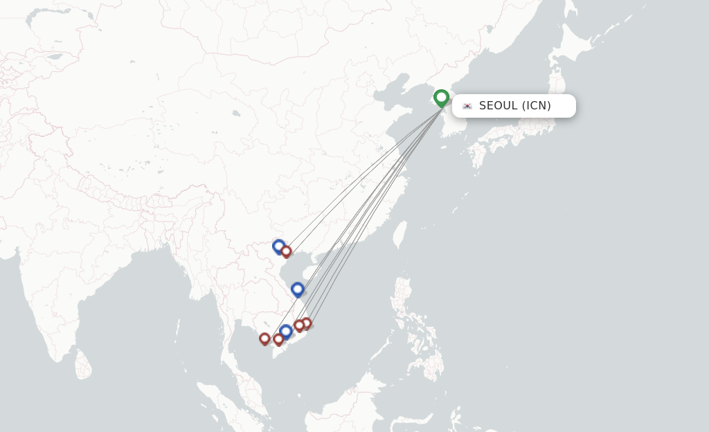 VietJet flights from Seoul, ICN - FlightsFrom.com