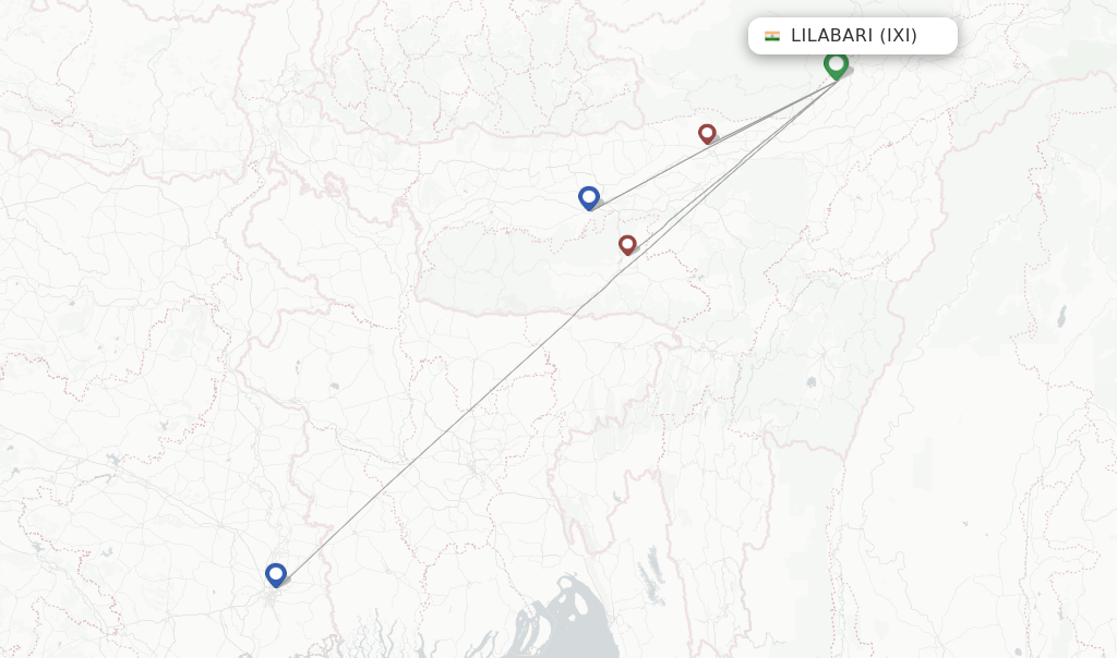 Alliance Air flights from Lilabari, IXI - FlightsFrom.com