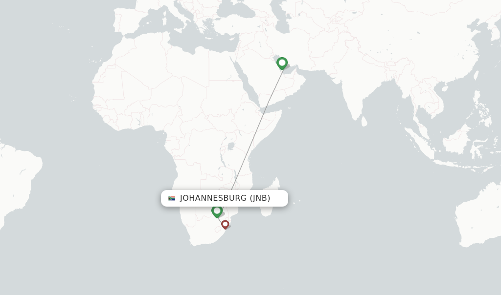 Qatar Airways flights from Johannesburg, JNB - FlightsFrom.com