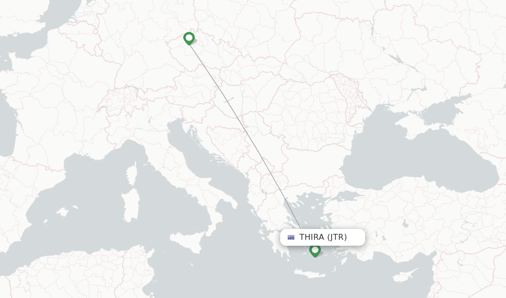 SmartWings flights from Thira, JTR - FlightsFrom.com