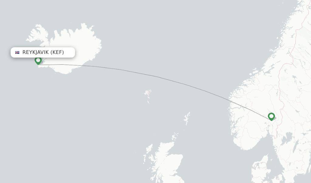 Norwegian flights from Reykjavik, KEF - FlightsFrom.com