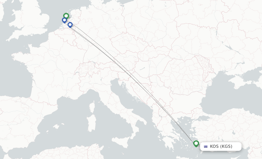 TUIfly Netherlands flights from Kos, KGS - FlightsFrom.com